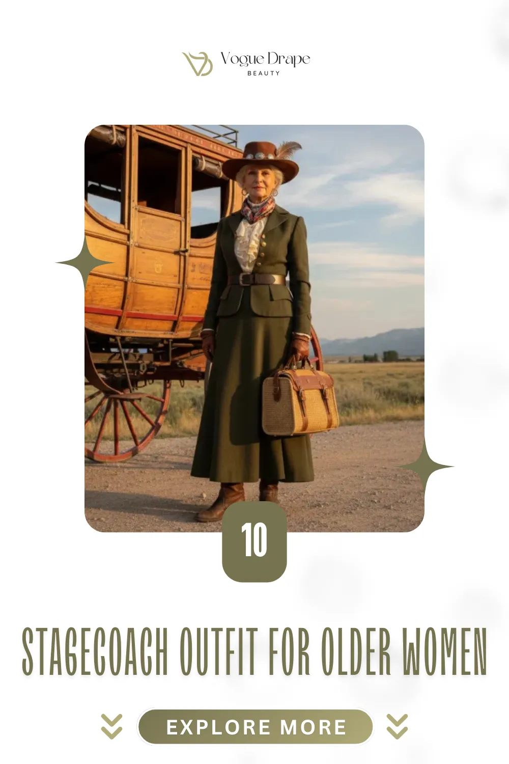 10 Stagecoach Outfit Ideas for Older Women - Vogue Drape Beauty